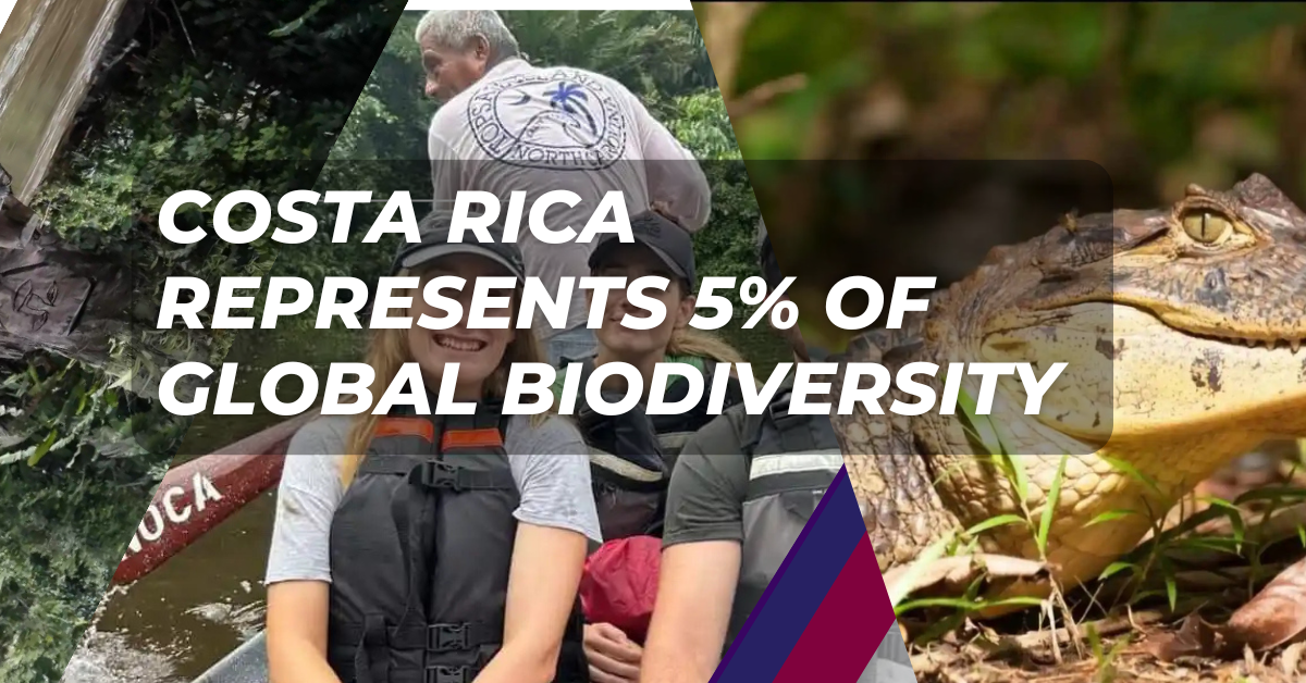 Costa Rica represents 5% of global biodiversity - Mario Tour